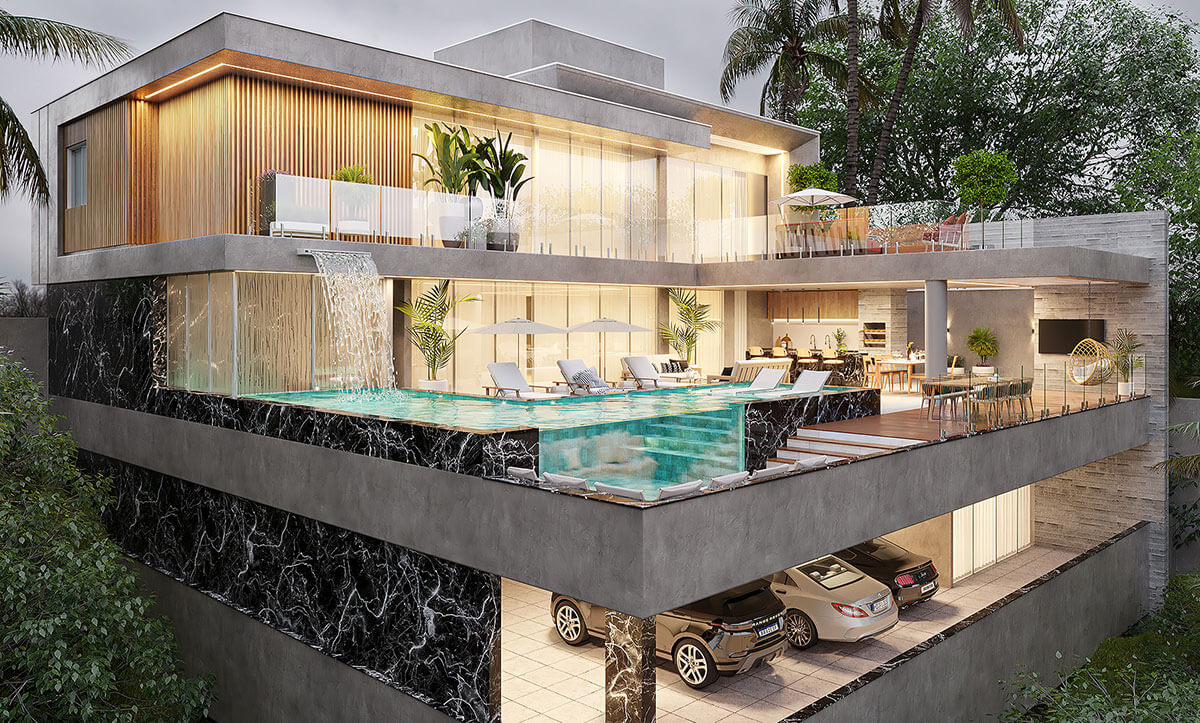 Newyork golf club house - native3ddesign.com